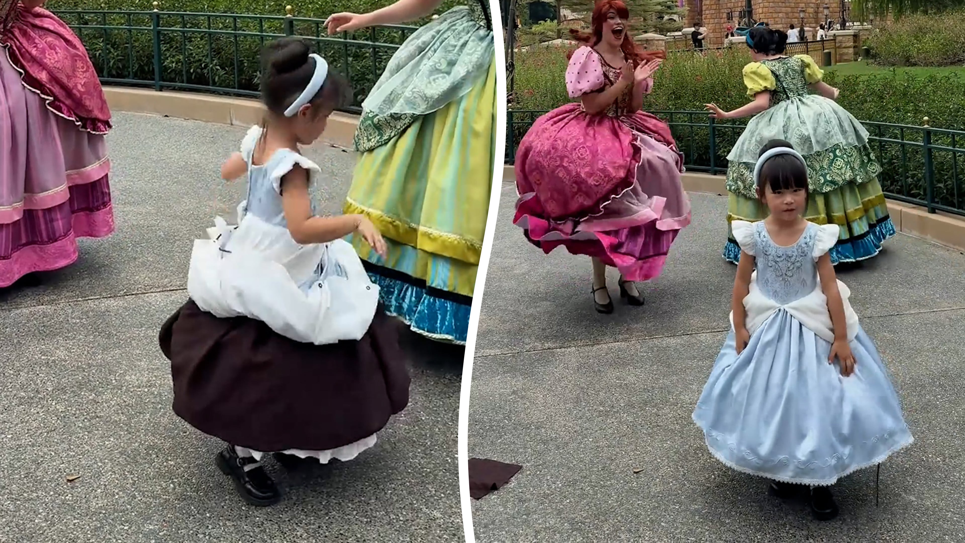 Girl has Cinderella moment - goes from scrubbing floors to princess in ...