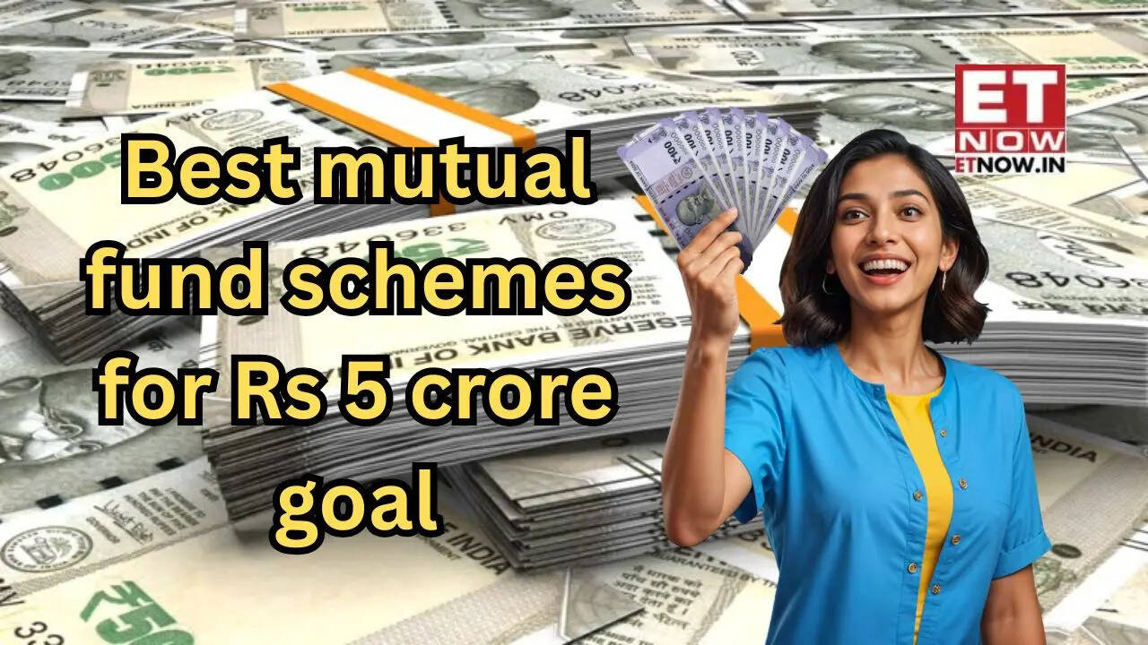 Best mutual fund schemes for Rs 5 crore goal: Full list