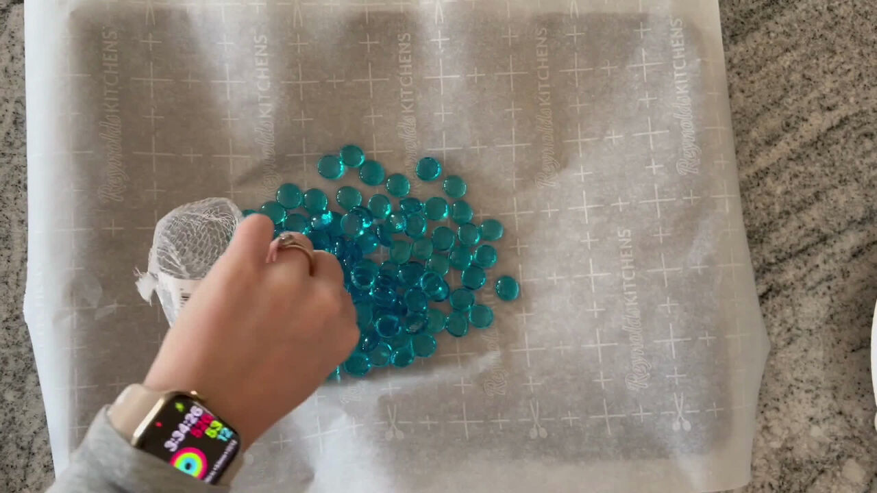 Crackled Dollar Tree Gem Frame