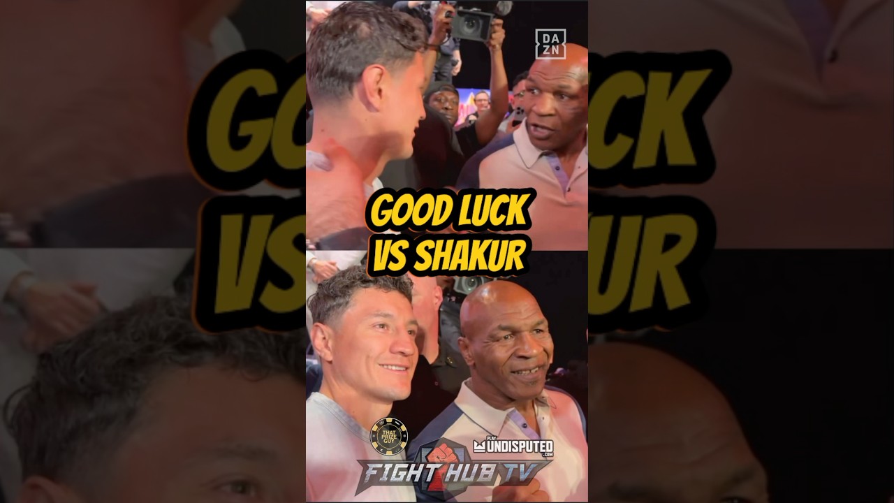 Mike Tyson WISHES Zepeda GOOD LUCK vs Shakur Stevenson!