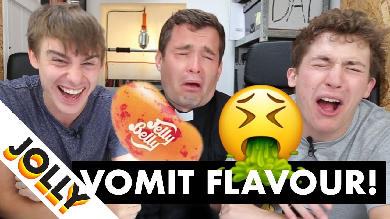 Priest tries BeanBoozled! Hilarious jelly bean taste test reactions