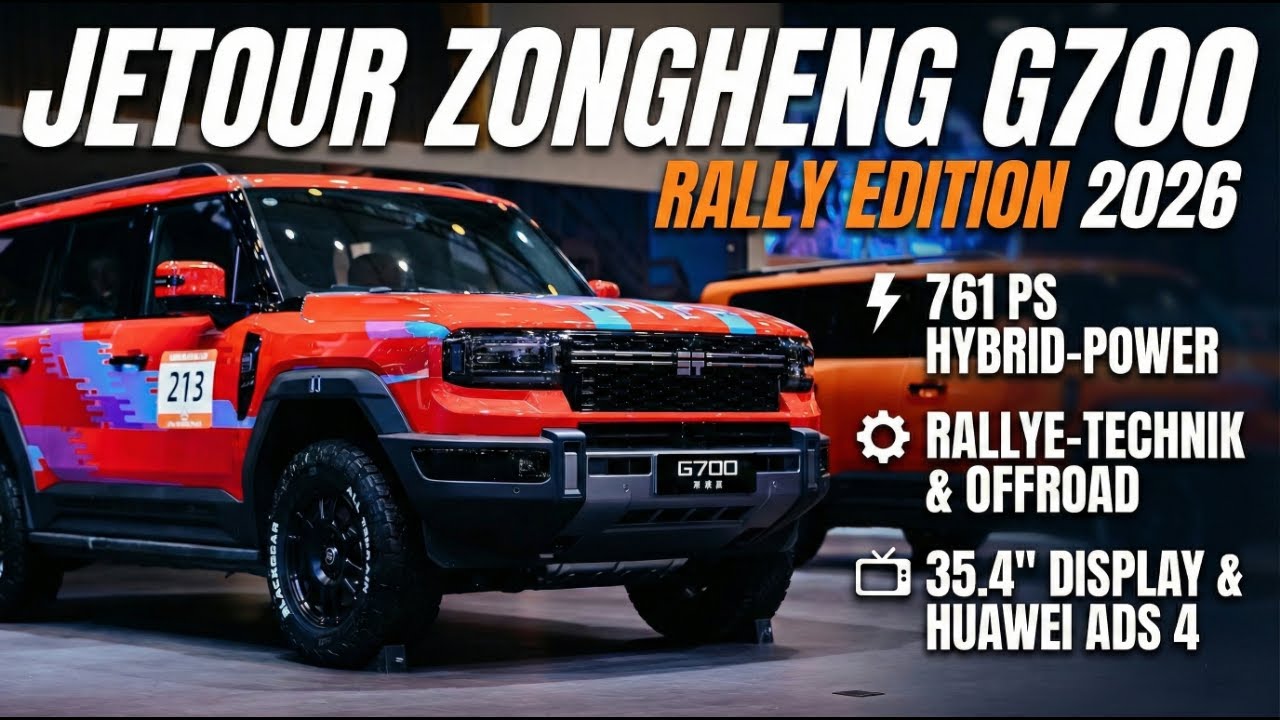 2026 Jetour Zongheng G700 Rally Edition – Brutalo-Offroader mit 761 PS