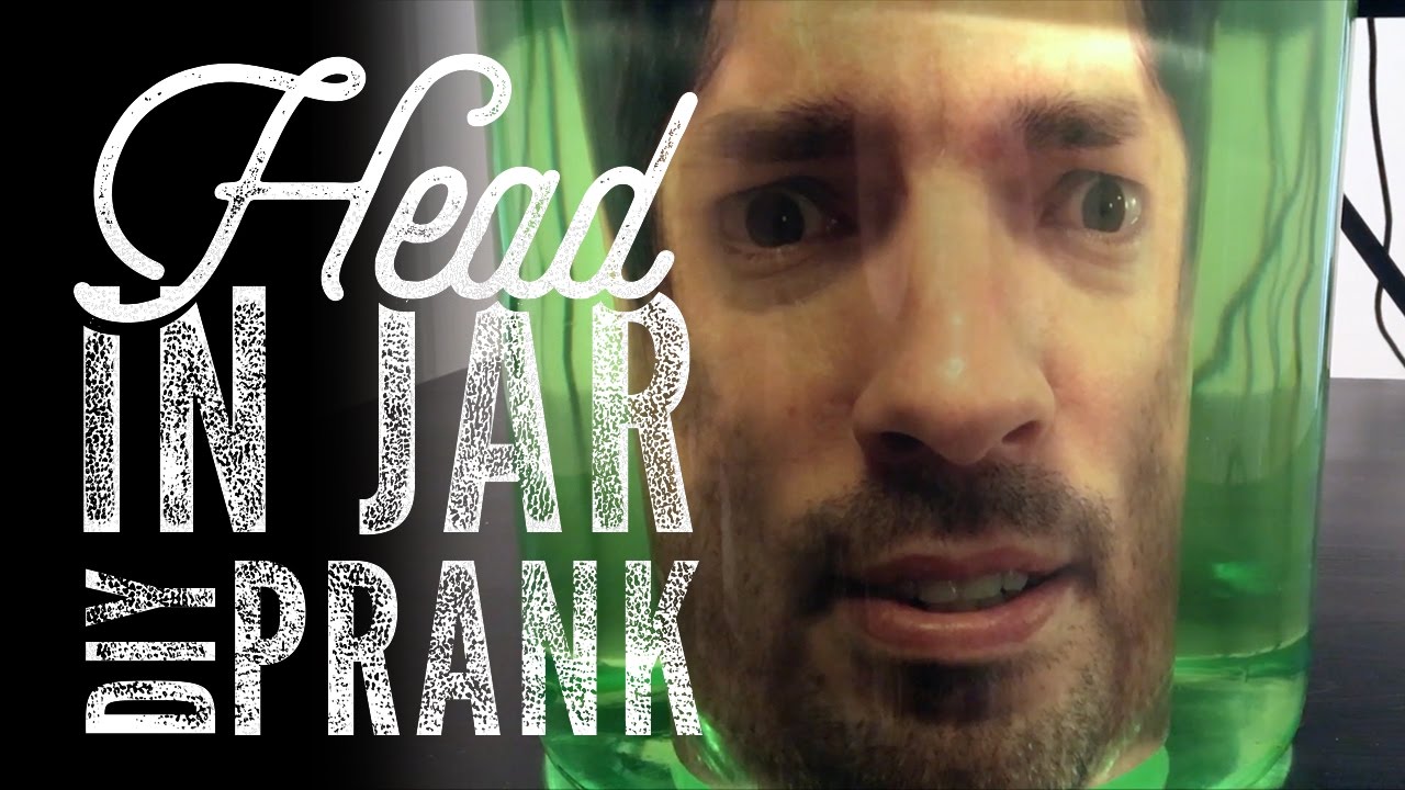 Try this spooky DIY Halloween with a creepy head in jar