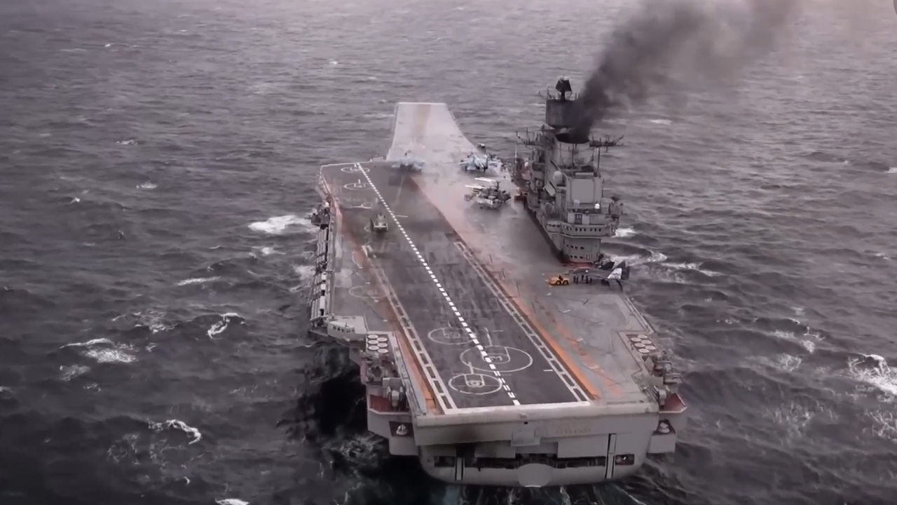 How Russia’s Only Carrier Fell Apart Even While Sitting Still
