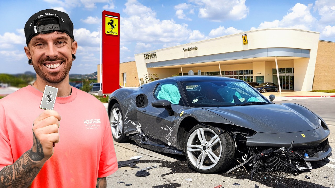 How much work it takes to revive a destroyed $330,000 Ferrari