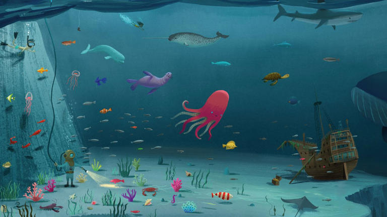 "Why don't I do a fish-mas tree?" Oliver Jeffers on his charming new ...