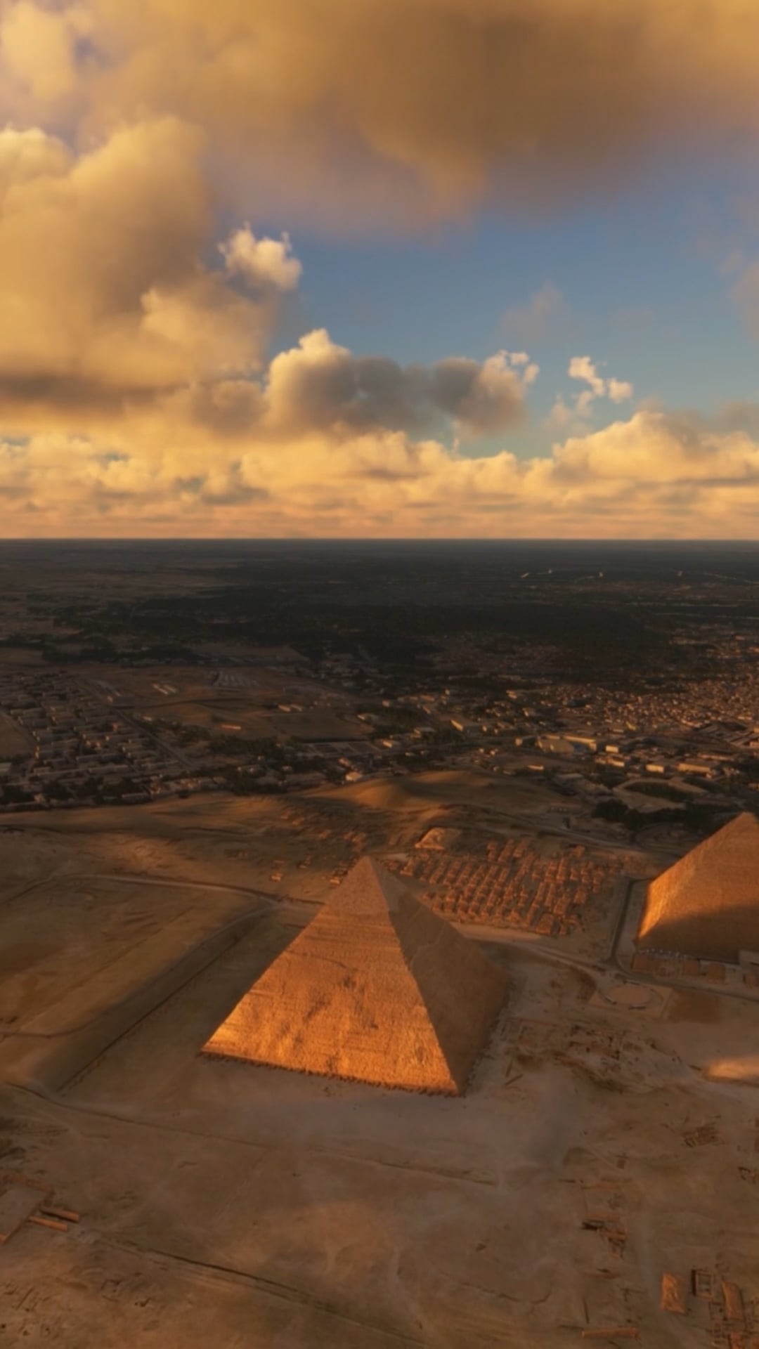 Egypt's Oasis from the Air: Serenity Amidst the Sands.