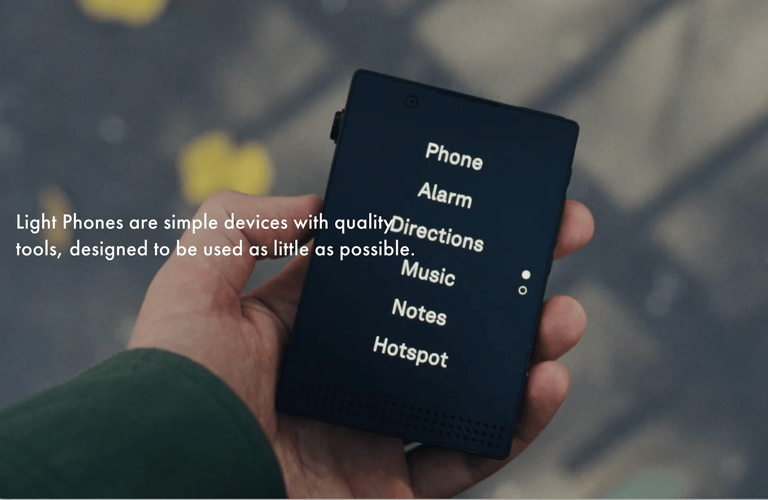 Less phone. More focus