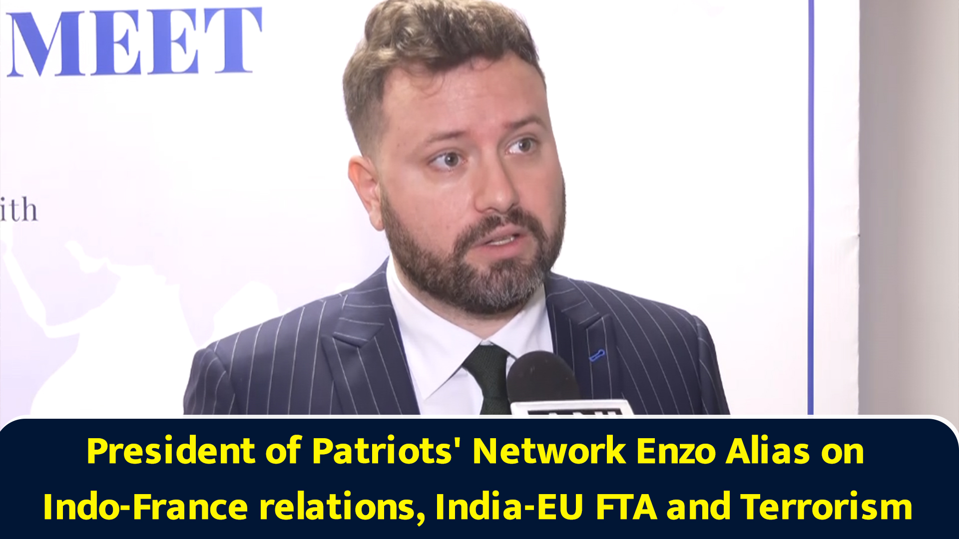 President of Patriots' Network Enzo Alias on Indo-France relations ...