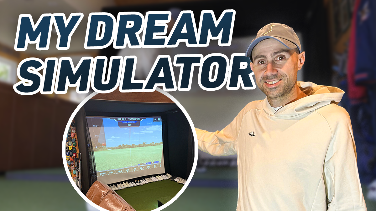 How I made my dream golf simulator build, and what I learned