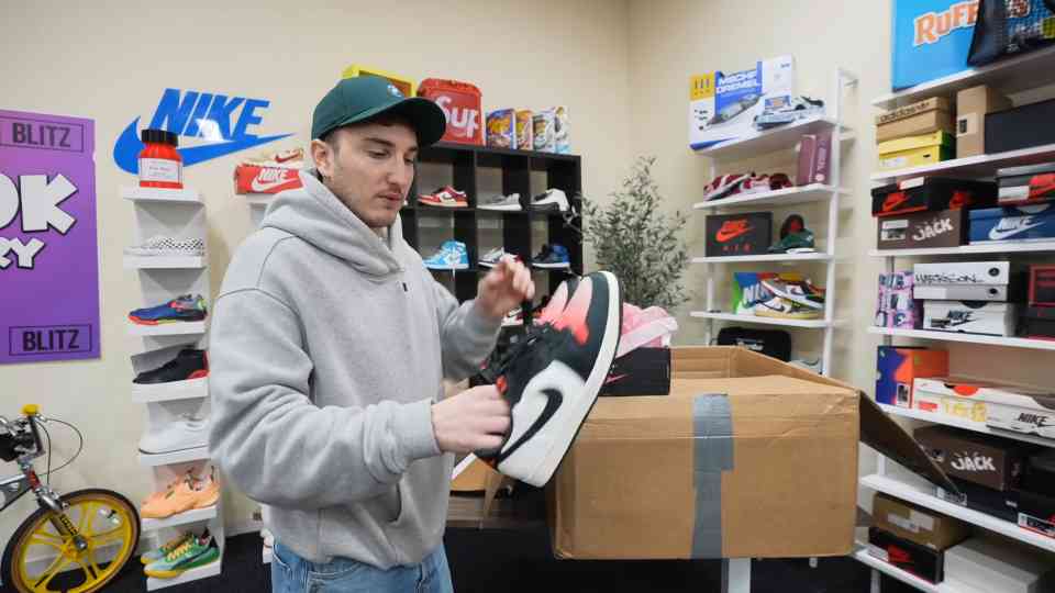 How Harrison Nevel Turns a Suspicious eBay Sneaker Haul Into Profit