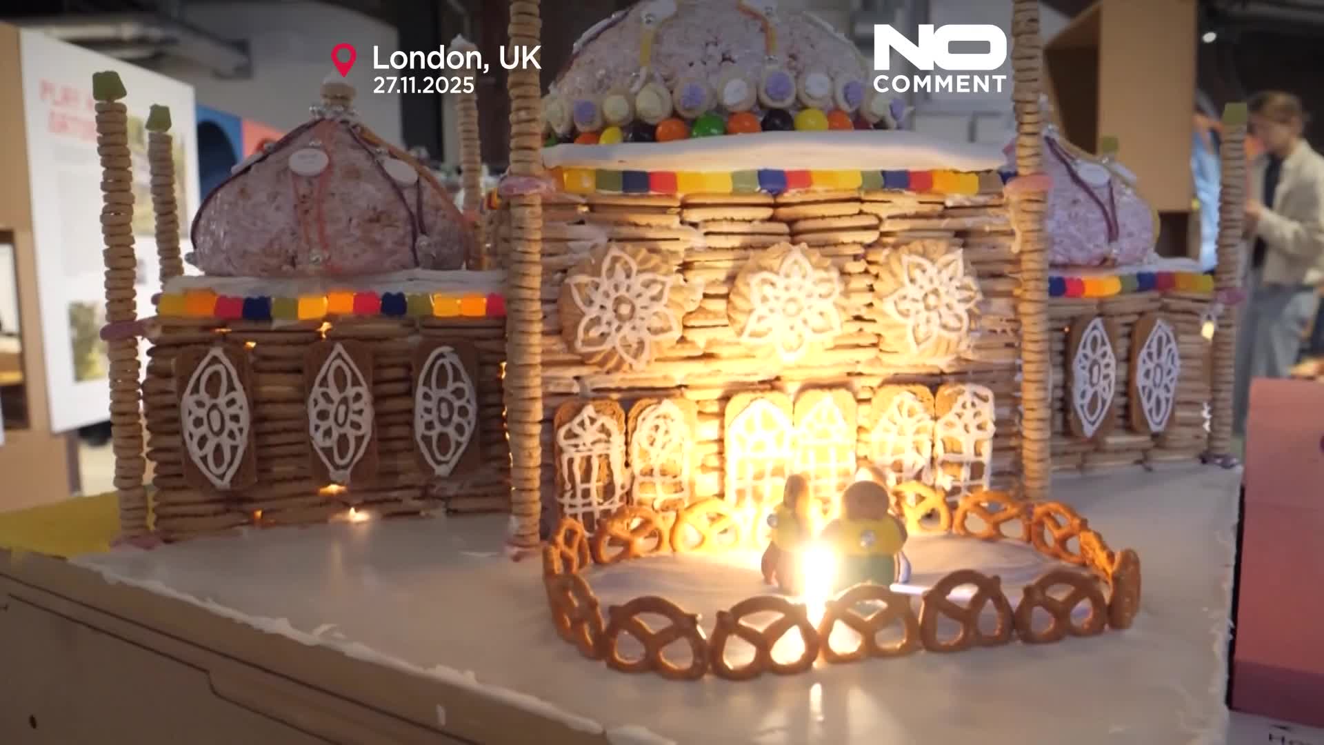London's iconic landmarks recreated in gingerbread at charity exhibition