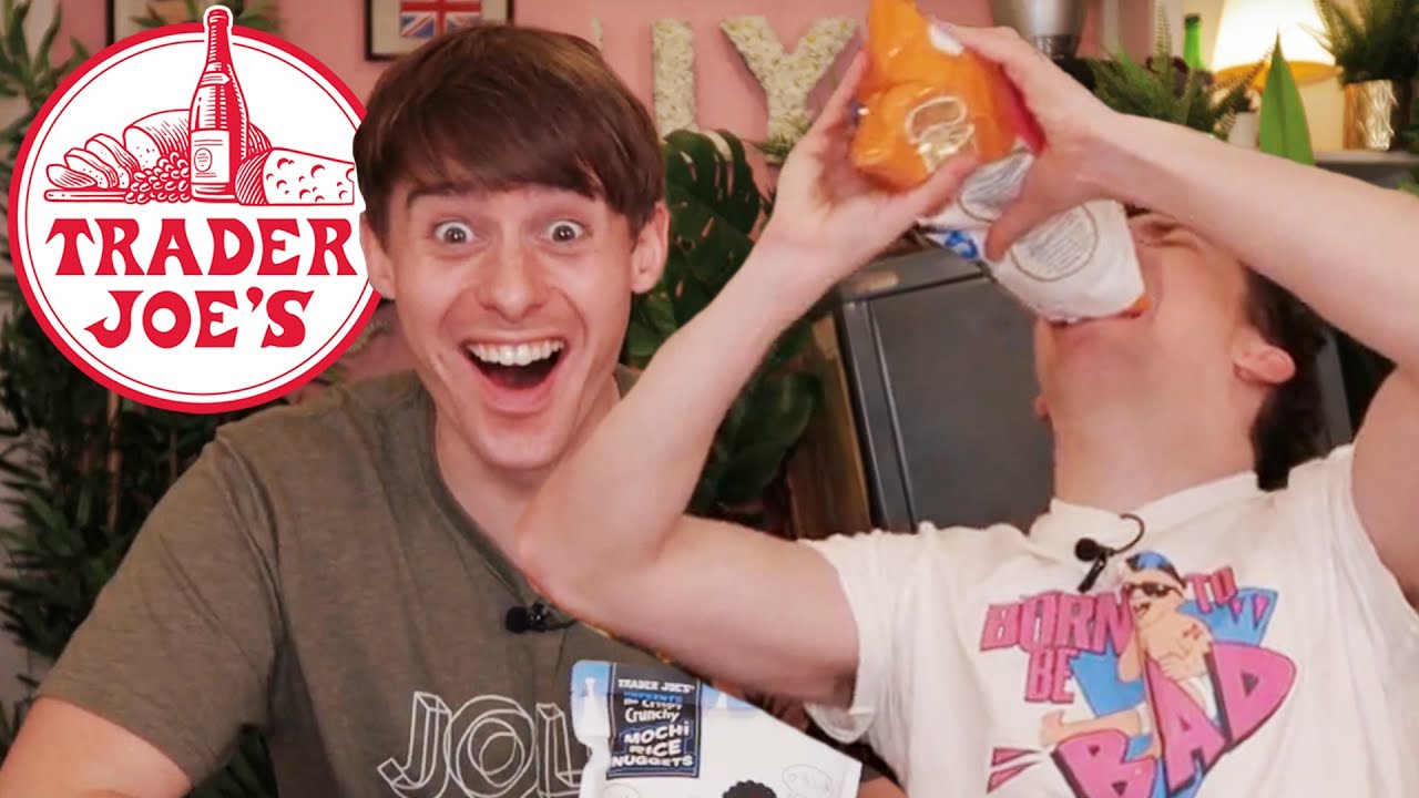 Brits try Trader Joe’s snacks for the first time?