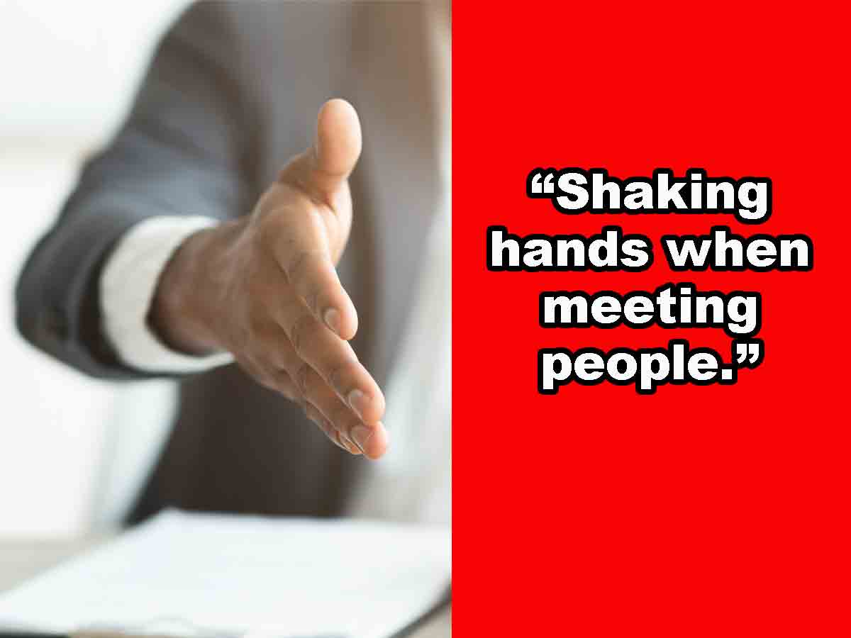 15 pointless social customs it's time we retire