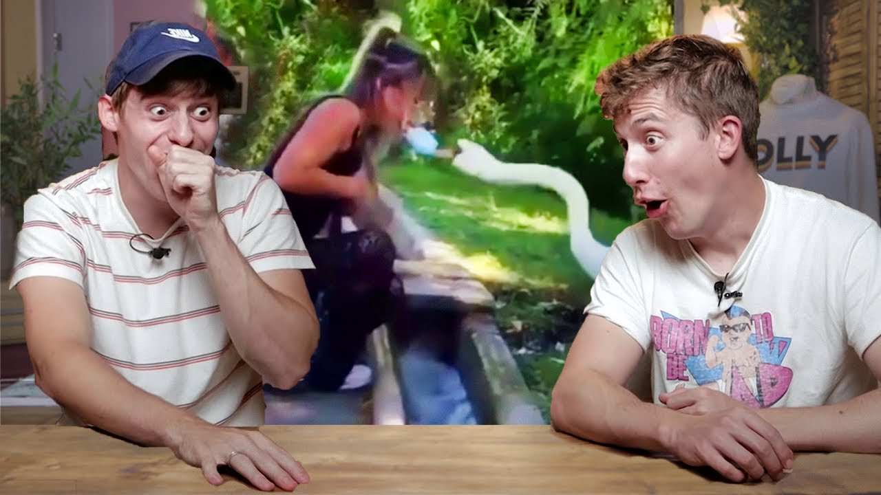 Josh & Ollie react to epic what could go wrong? fails | Reddit compilation