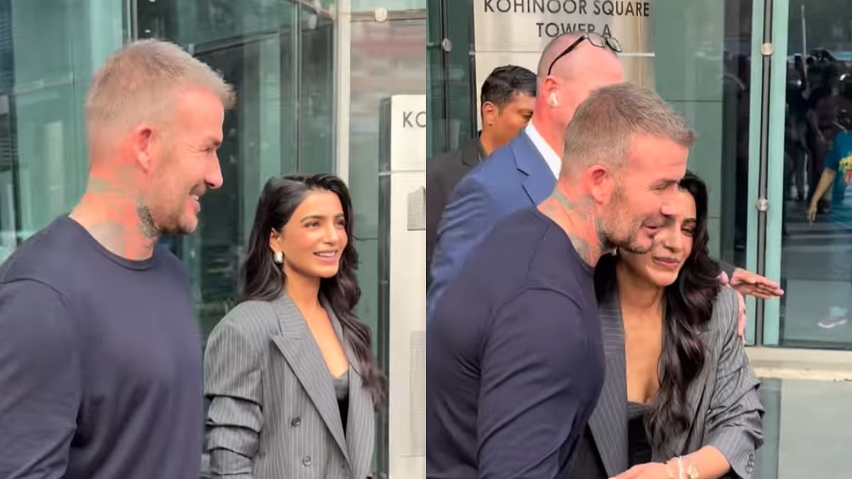 Samantha Ruth Prabhu & David Beckham Get Clicked At An Event In Mumbai ...
