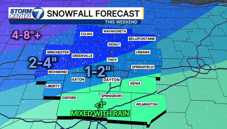 Winter Weather Advisory issued ahead of weekend snow