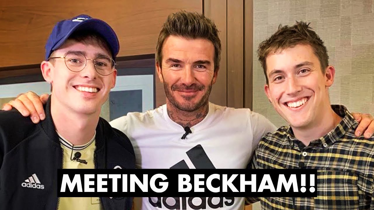 We met David Beckham! Our hilarious behind the scenes VLOG