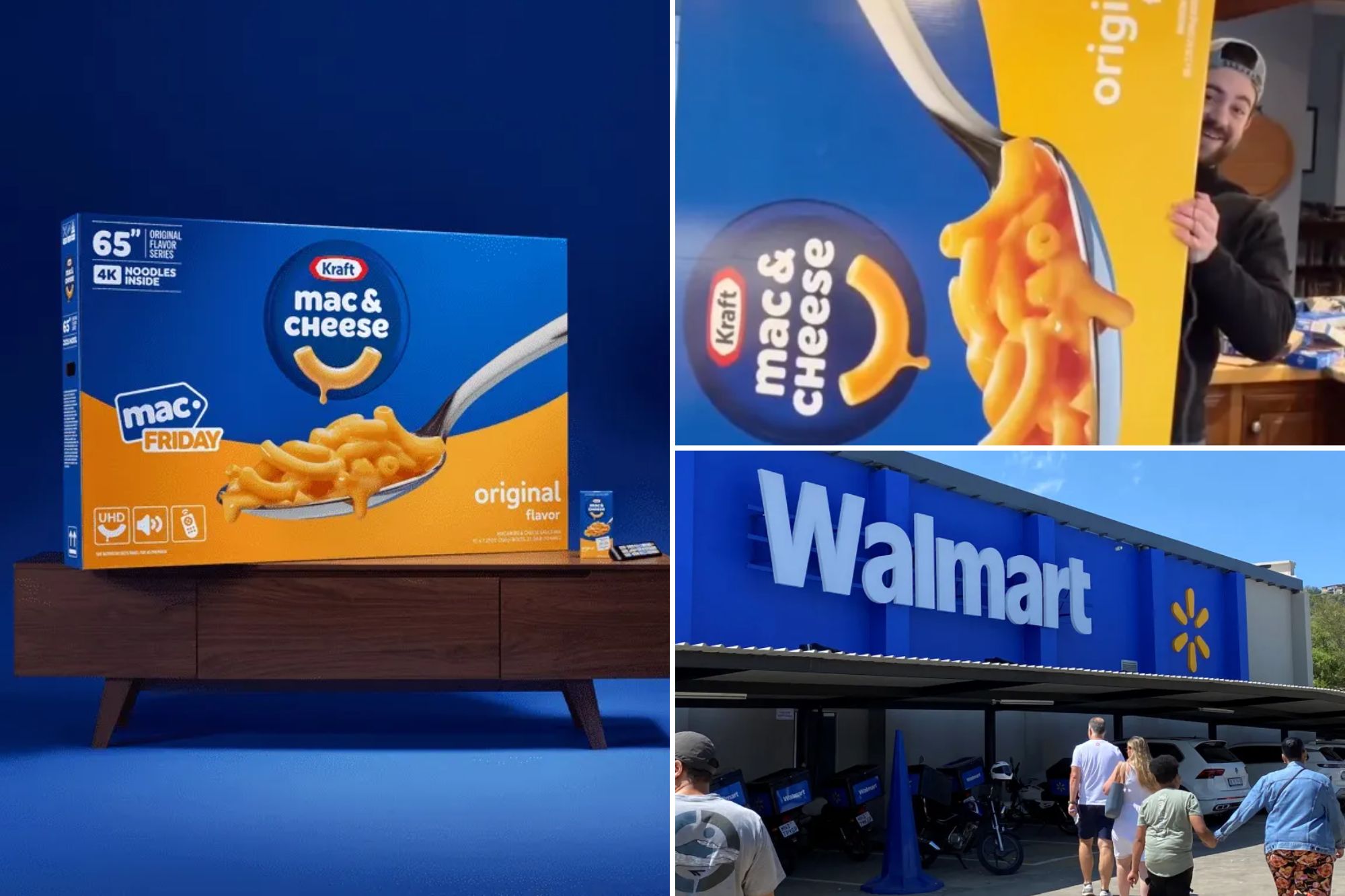 Walmart shoppers rage after waiting hours for 65-inch Mac & Cheese box ...