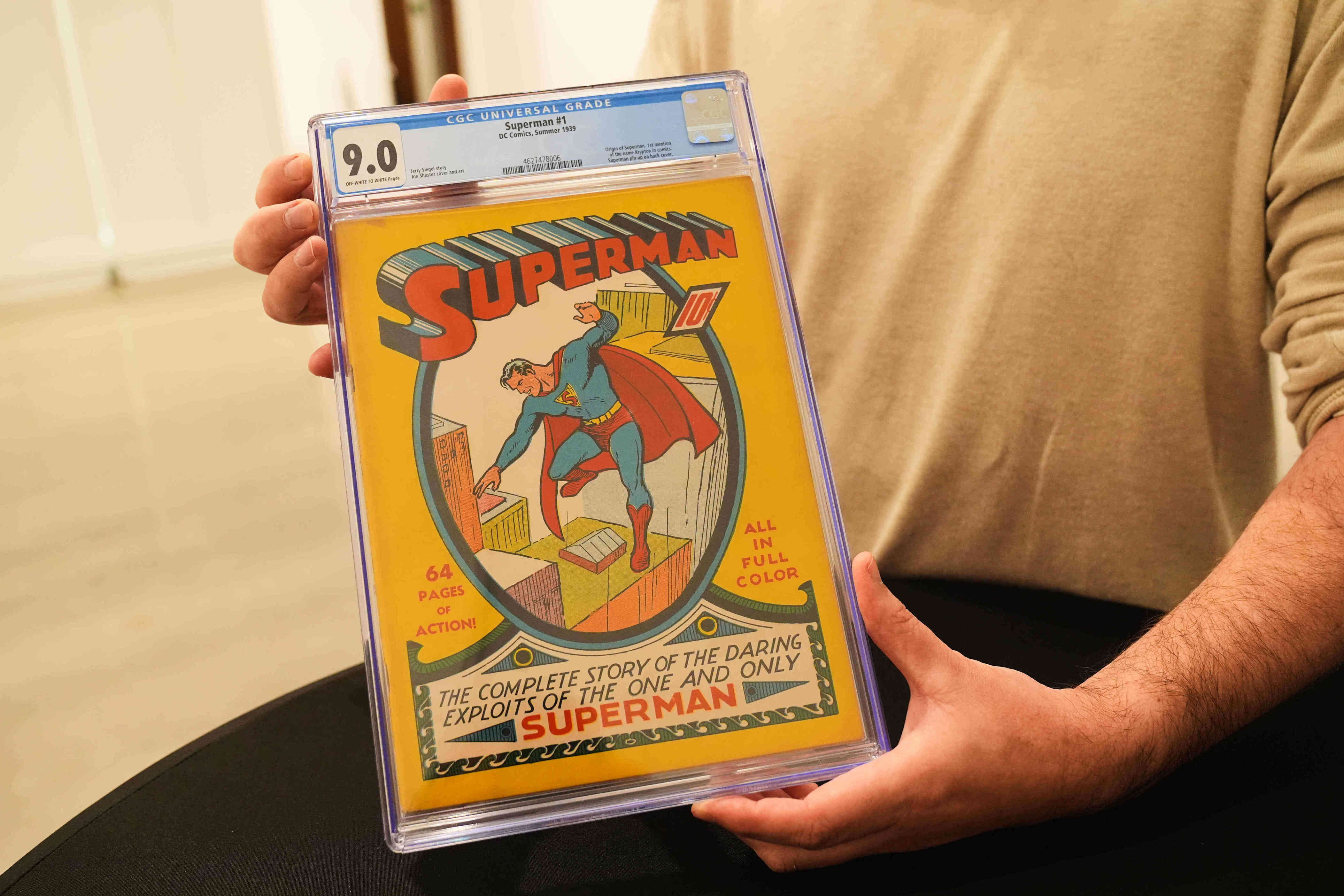 Superman No. 1 comic found in attic sells for $9.1M, breaks world record