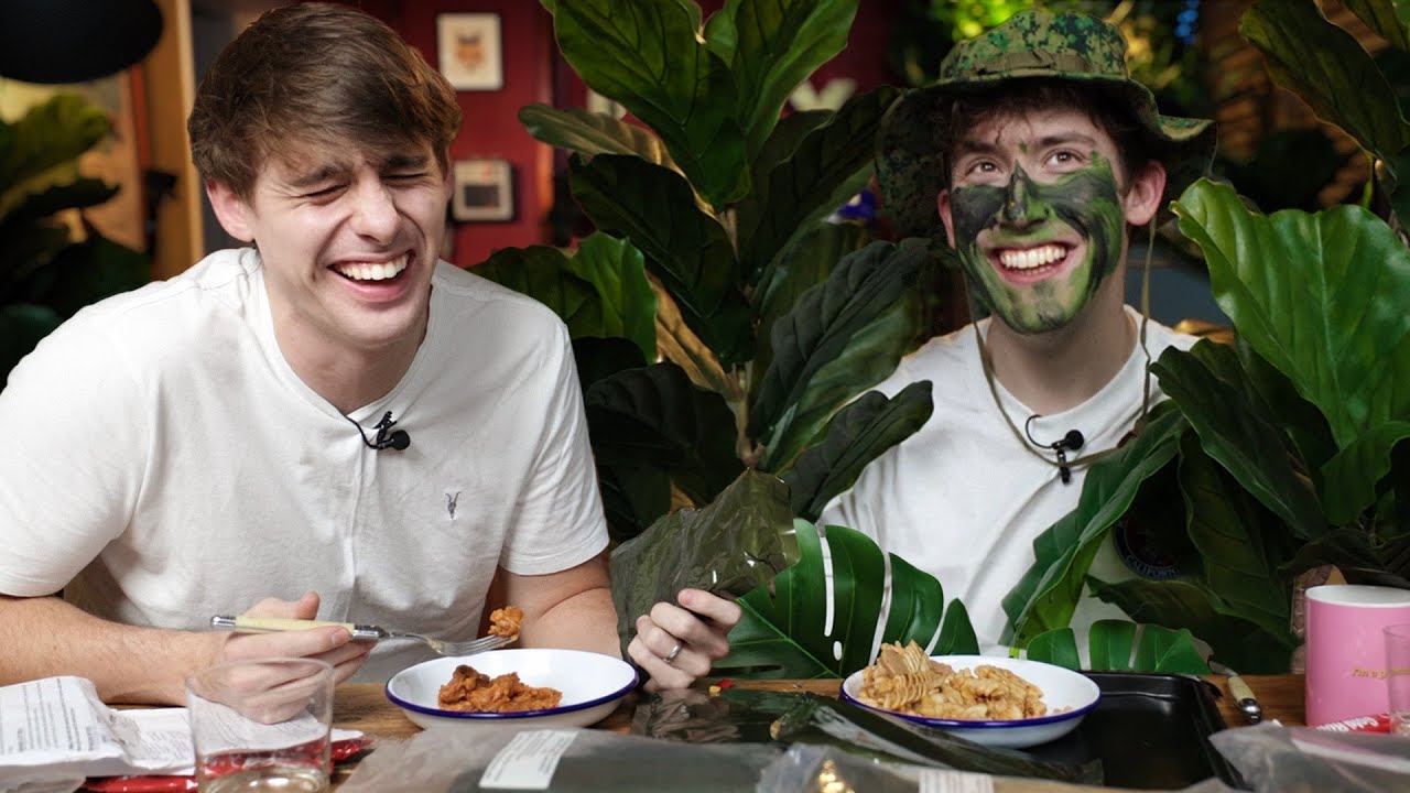 Singapore army rations taste test: Josh & Ollie’s hilarious jungle ...