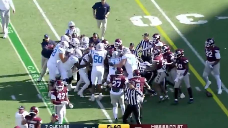 Ole Miss, Mississippi State Melee Breaks Out As Players Scrap Over ...