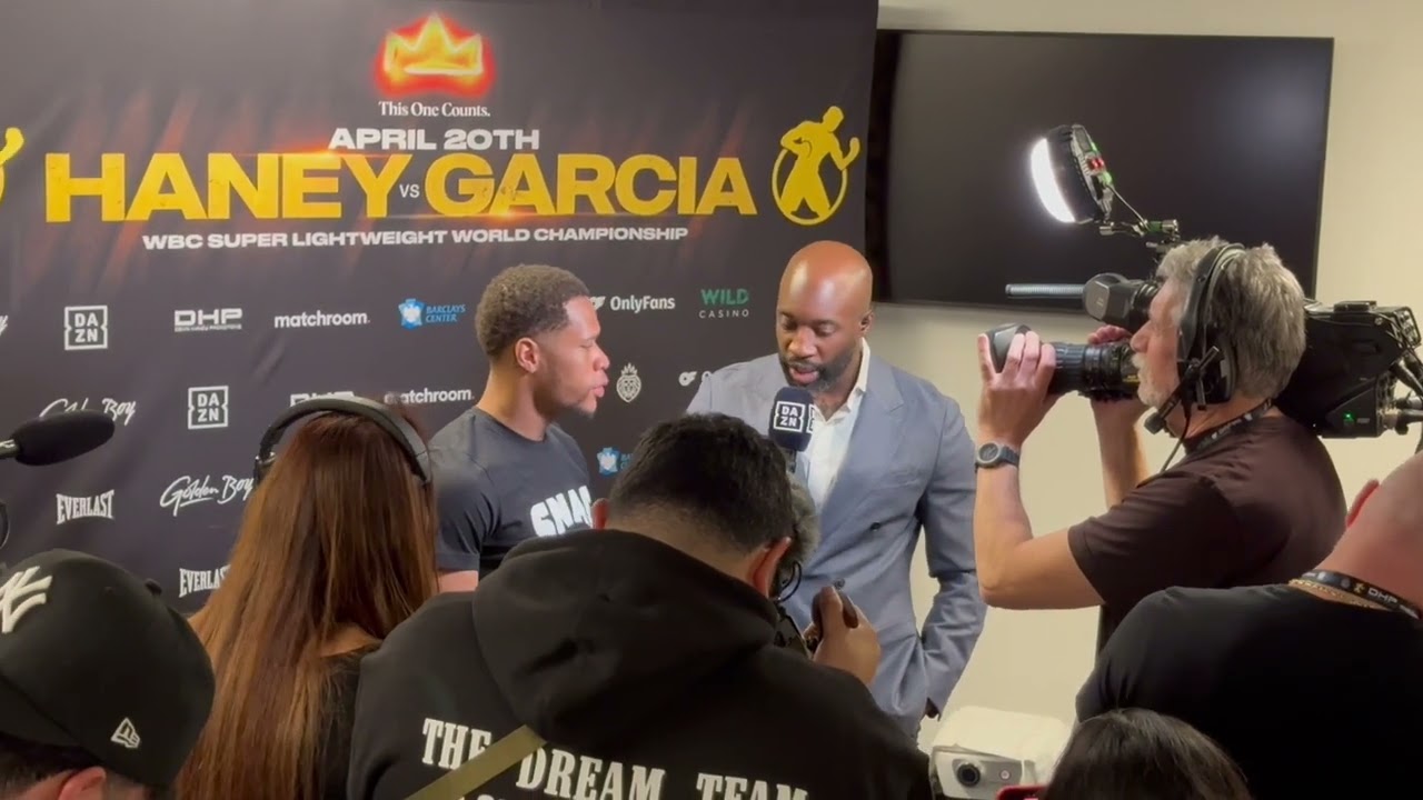 Devin Haney in locker room interview, final words to Ryan Garcia! # ...