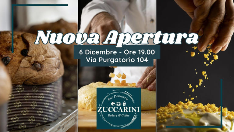 Bar Zuccarini, dal 6 dicembre una nuova sede in via Purgatorio: più spazio e comfort in una zona ...
