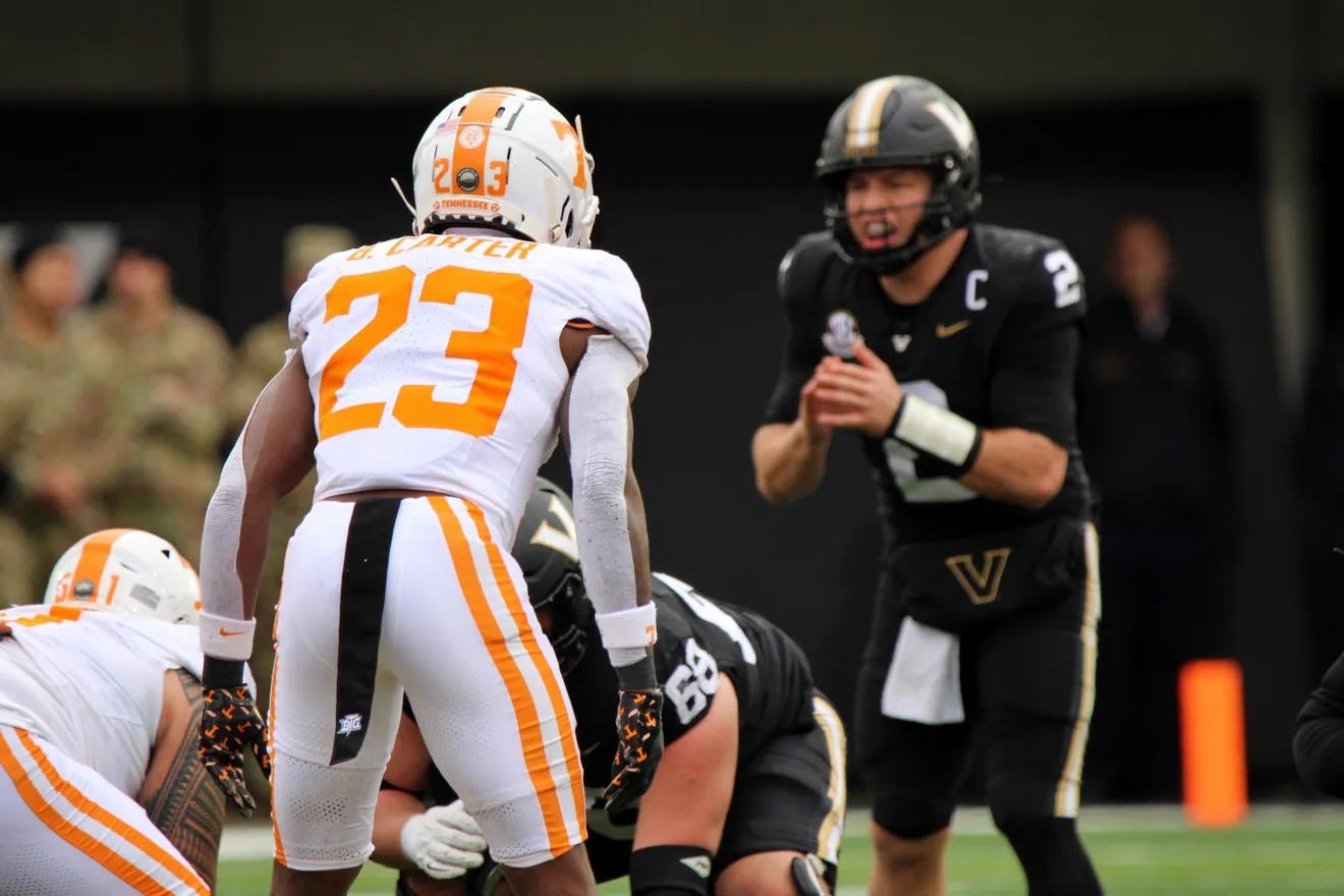 Where to watch Vanderbilt-Tennessee football game? Time, channel ...