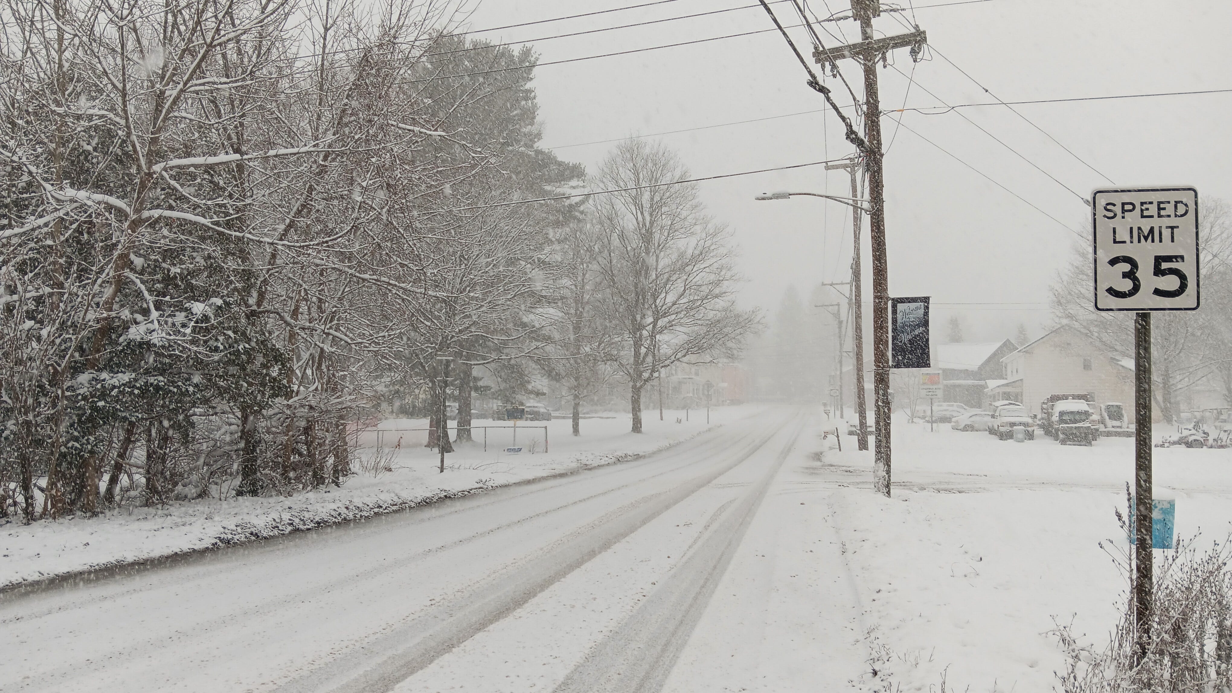 Law enforcement urges safe driving as snow hits Mohawk Valley
