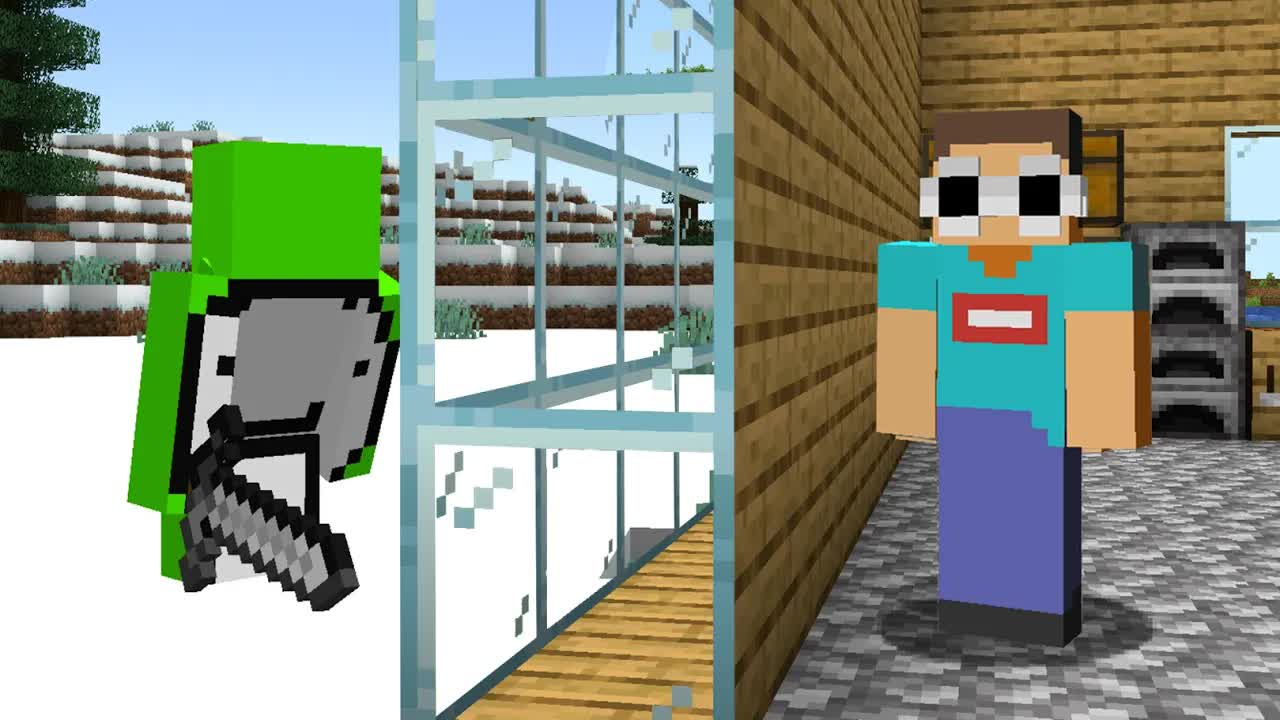One way glass is OP in Minecraft!