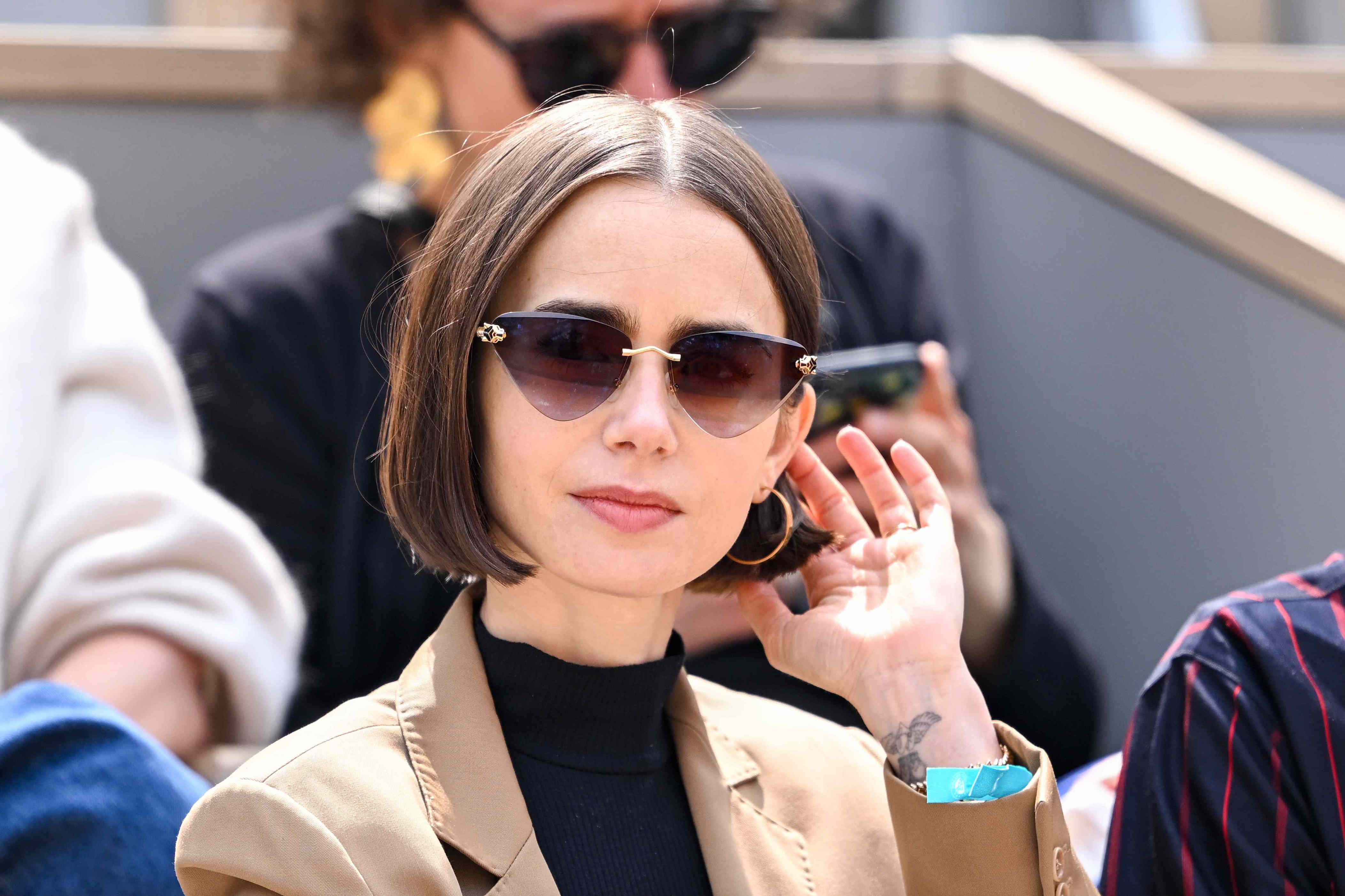 Lily Collins Shows Off Her Daughter's Brown Hair in an Adorable ...
