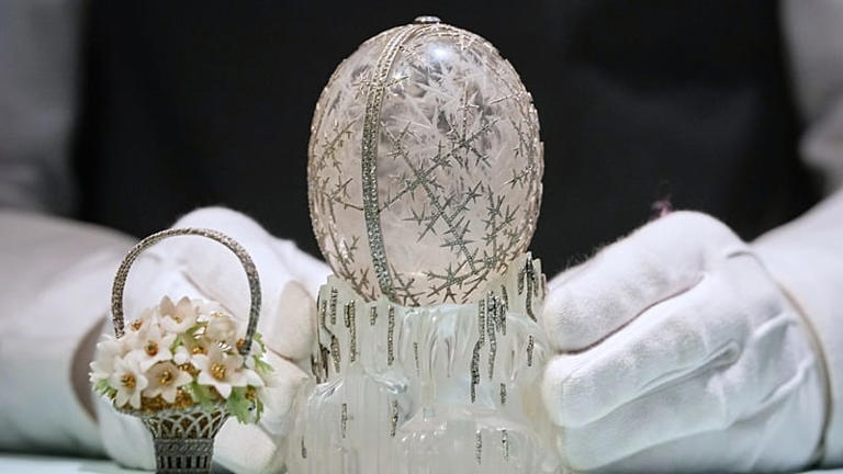 Rare Fabergé 'Winter Egg' set to fetch over €22 million at London auction