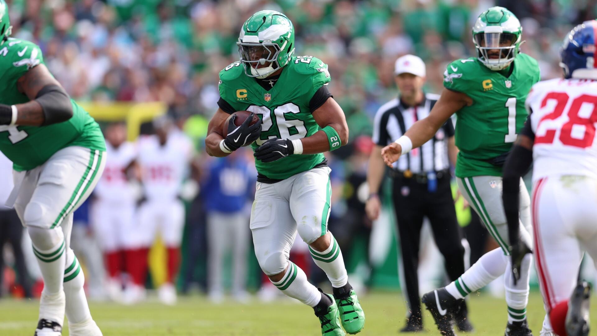 Eagles vs. Bears anytime touchdown scorer picks, odds, predictions ...