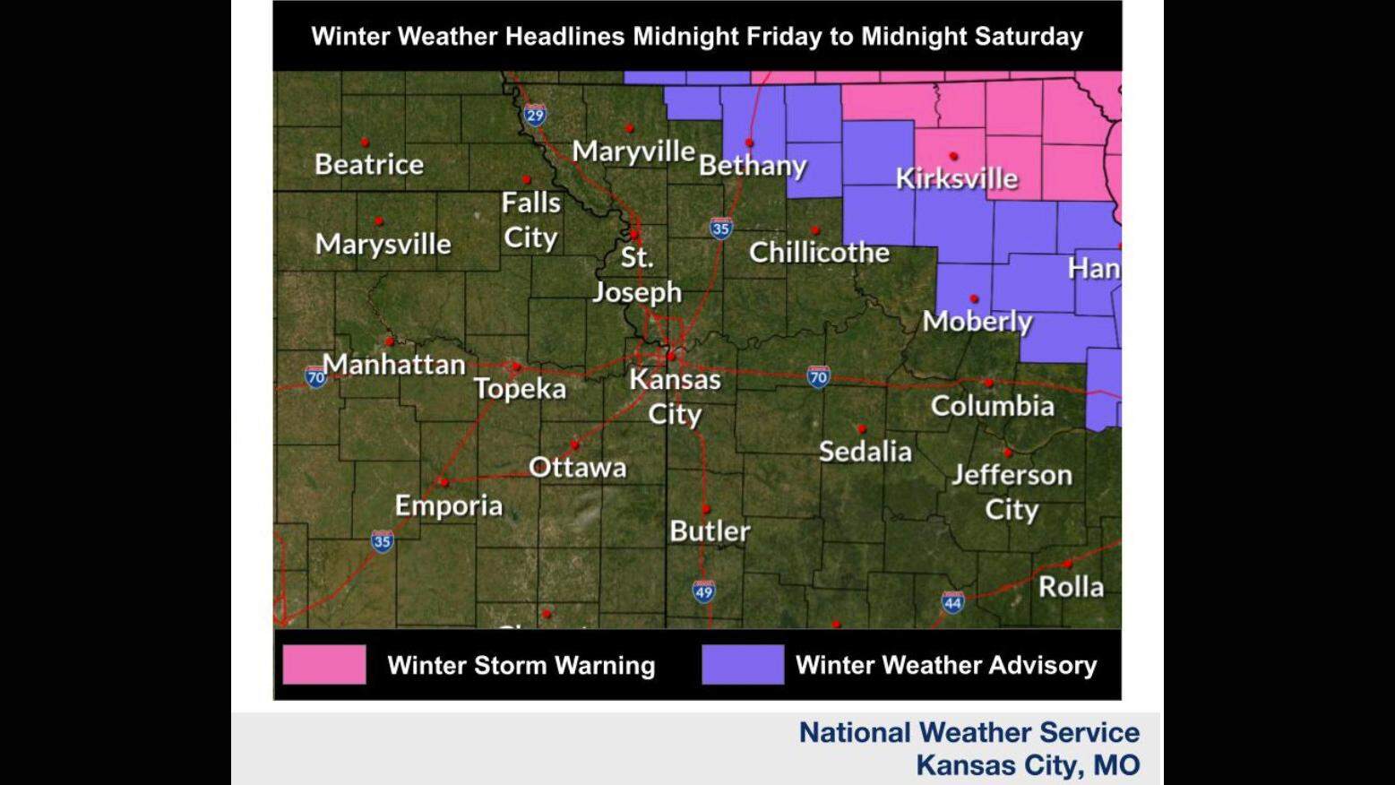 Winter storm brings heavy snow to parts of Missouri. Will Kansas City ...