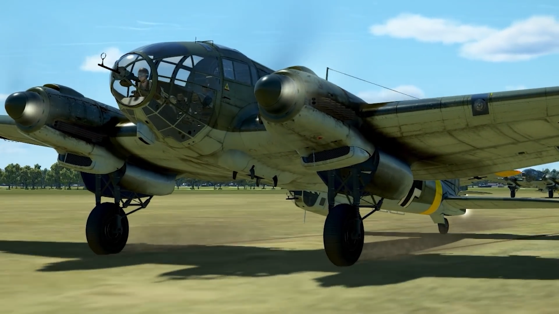 German Bomber Takes Heavy Damage on Bombing Run! Cinematic WWII ...