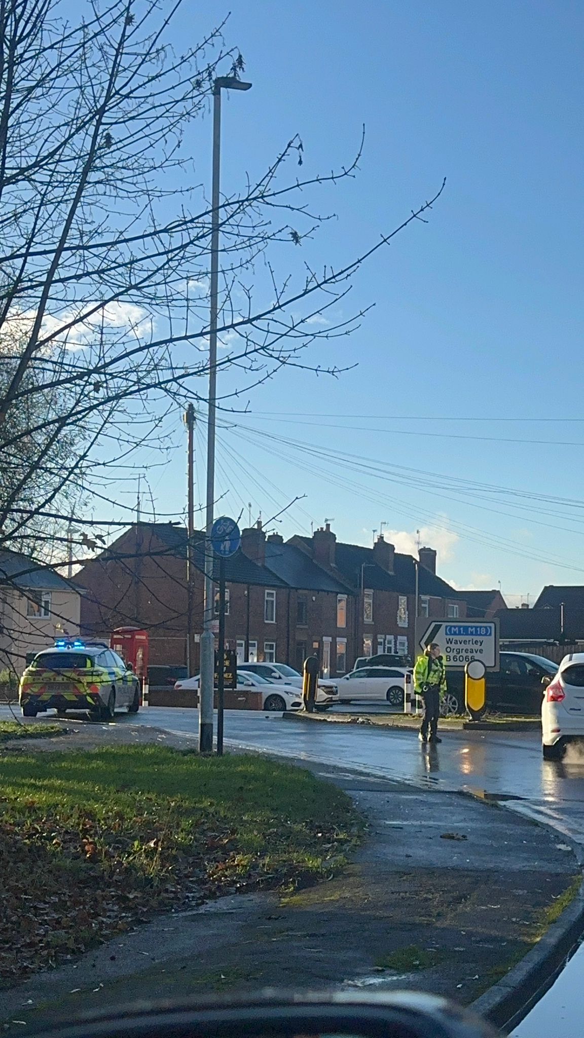 Catcliffe police incident: Police close Main Street, Catcliffe, near ...