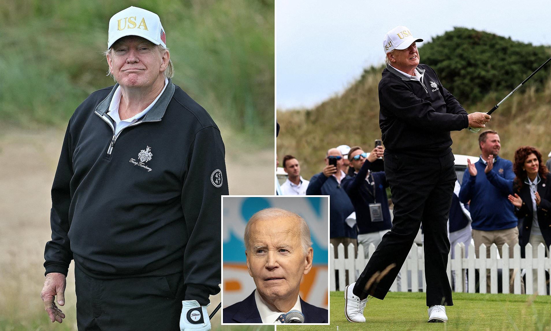 Trump makes another outlandish claim about his golf ability... and ...