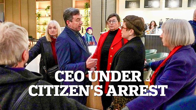 CEO of Southern Water is placed under Citizen's Arrest