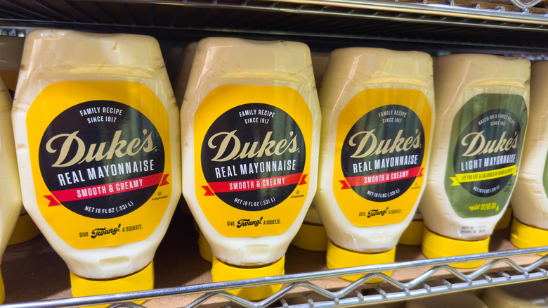 Why Duke's Mayonnaise Is Creamier Than Other Brands On Store Shelves