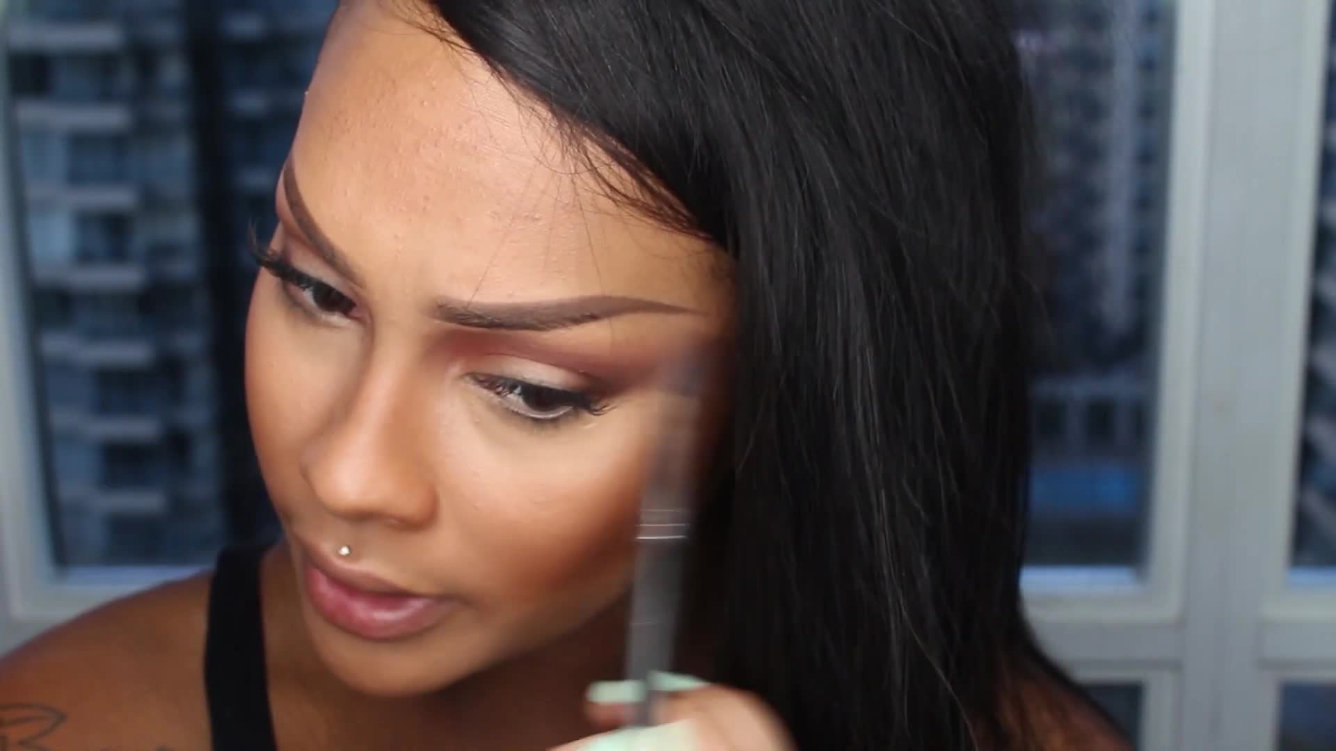 Eyeshadow & lashes over lash extensions - Venus palette tutorial