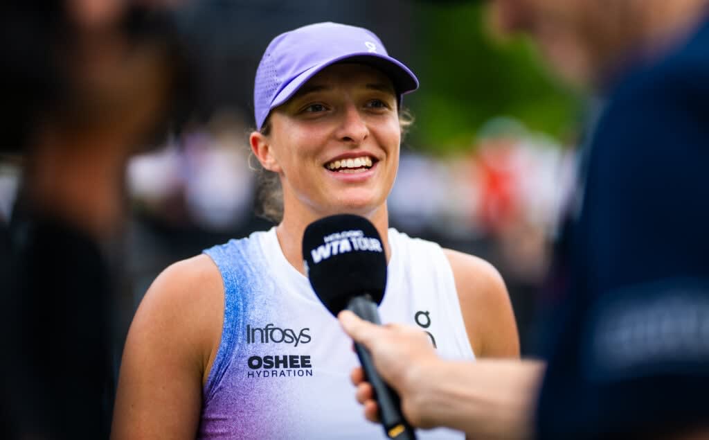 Iga Swiatek recalls ‘crazy’ question she faced moments after winning ...