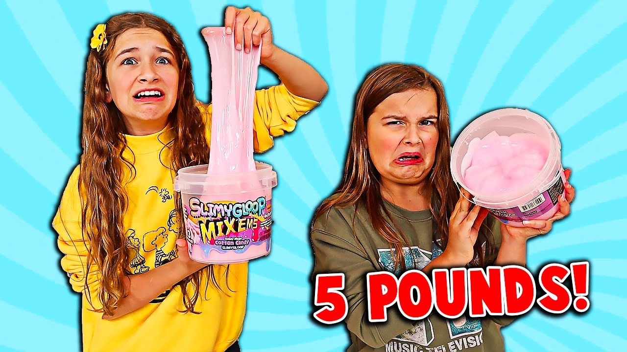 5 pounds of slime fixed? | JKrew challenge