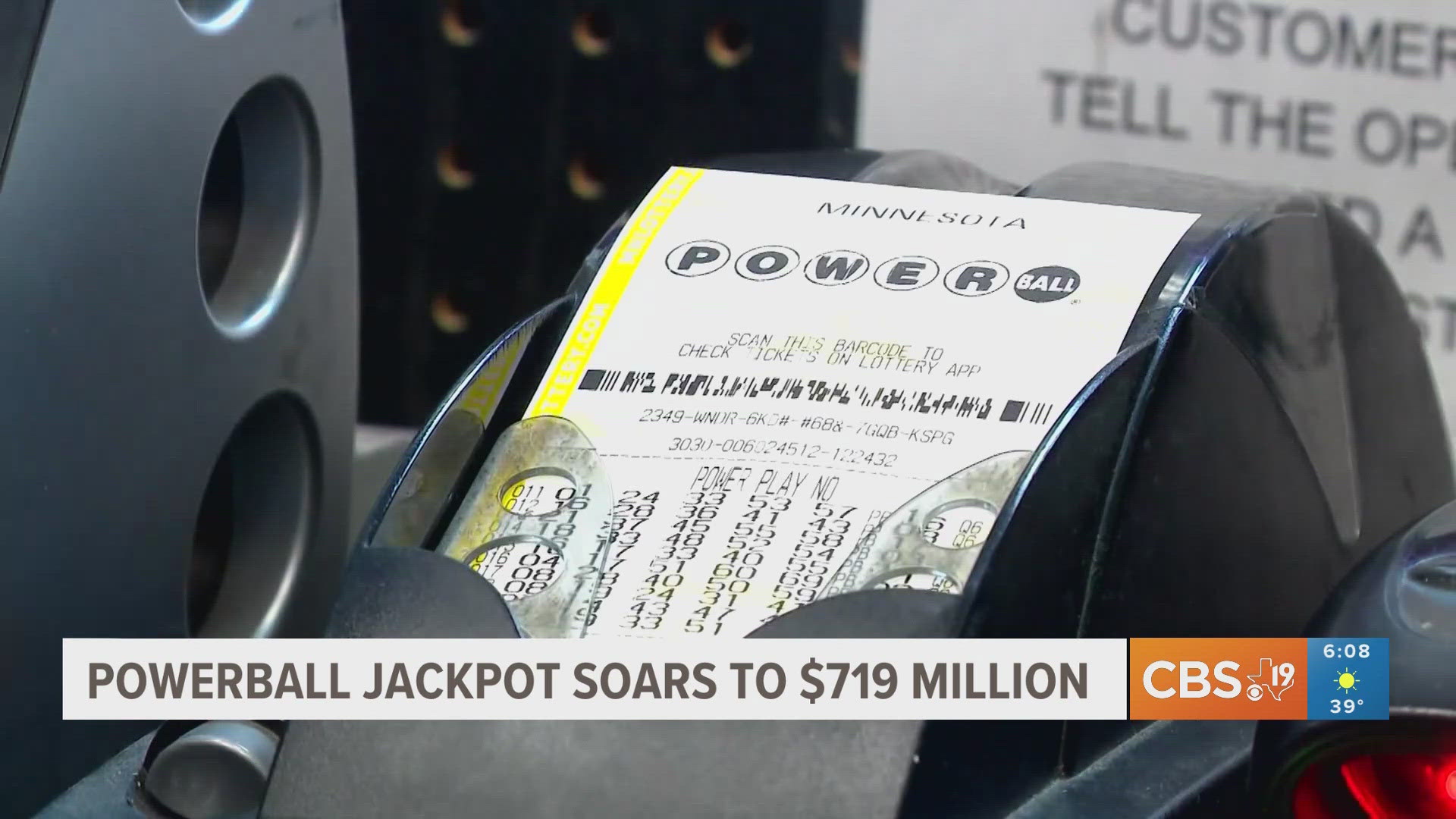 Powerball jackpot soars to $719 million