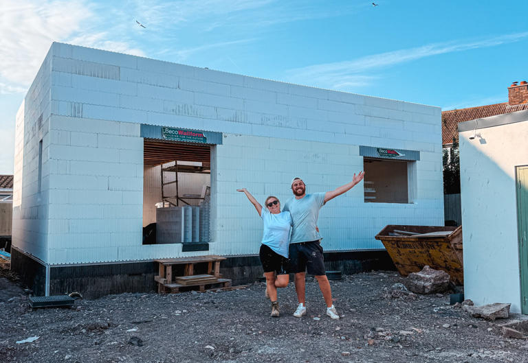 Couple save £100k by building house with polystyrene