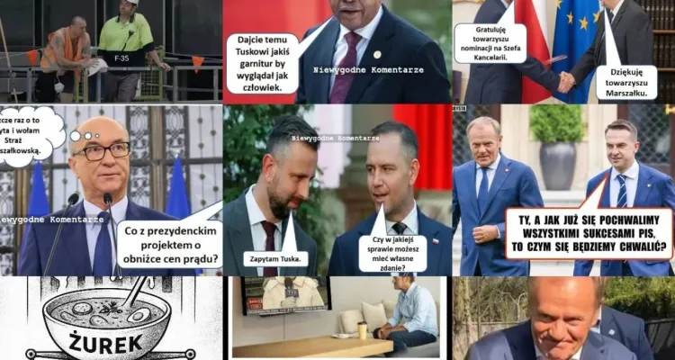 Tusk, Żurek, Czarzasty... ZOBACZ MEMY o polityce, które stały się hitem ...