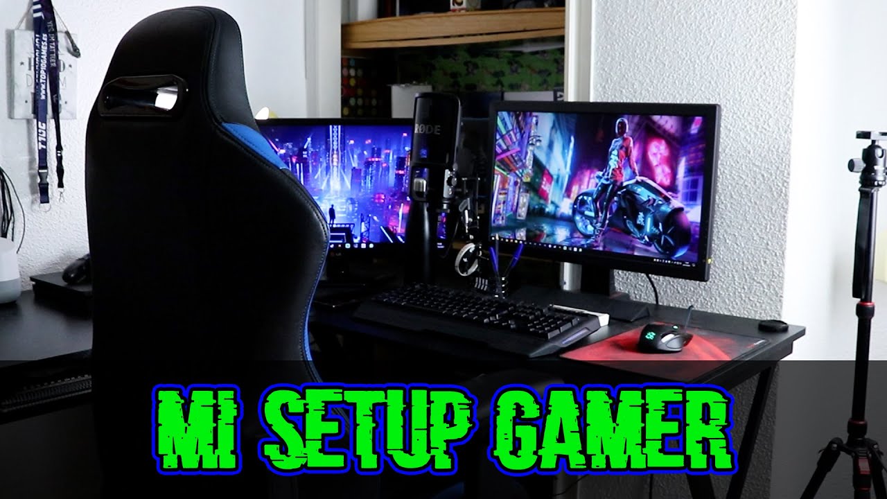 💻 El setup gaming 🎮 para hacer streaming y grabar vídeos que utilizo en ...