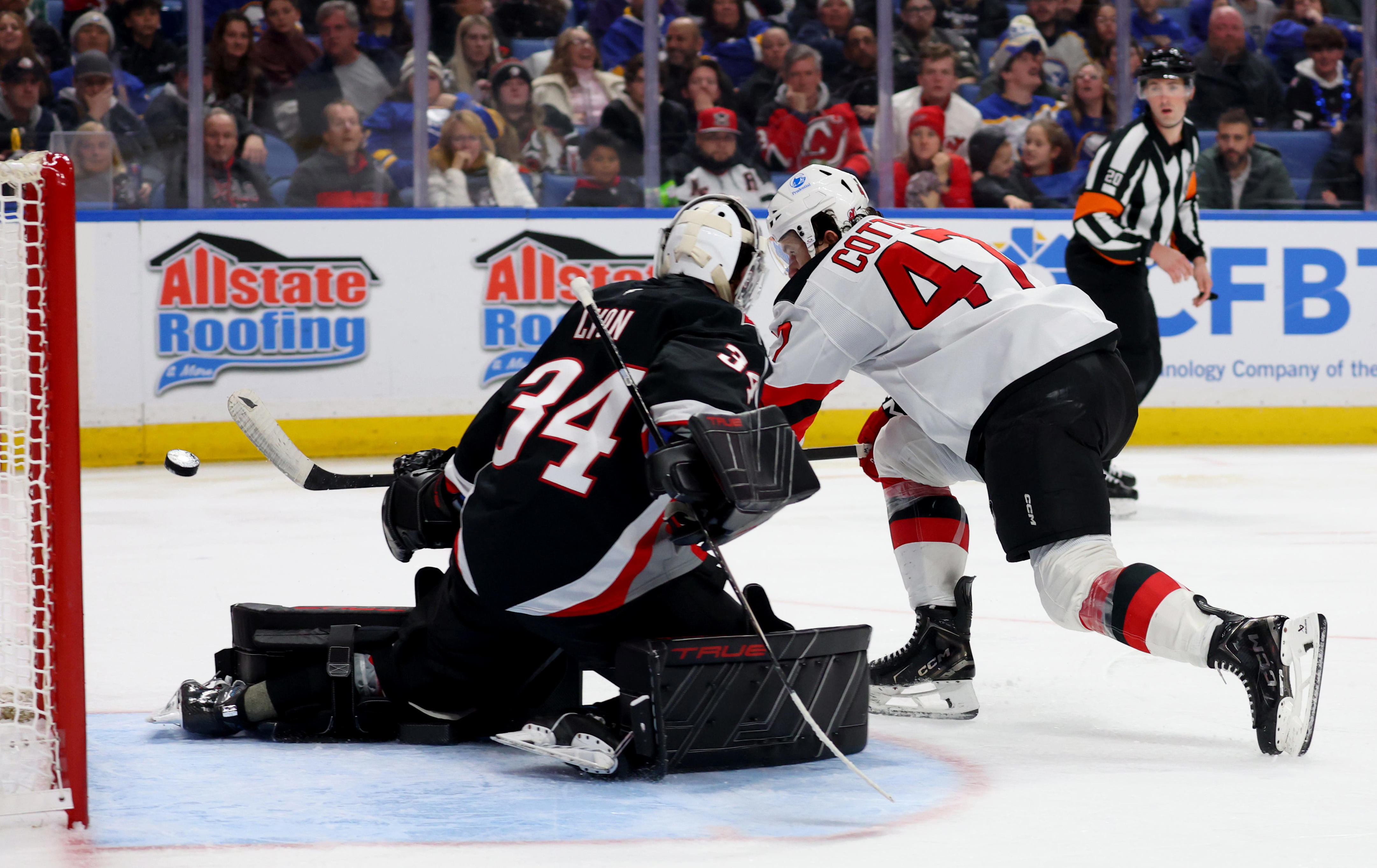 Sabres had all the shots but the Devils won all the battles in 5-0 win