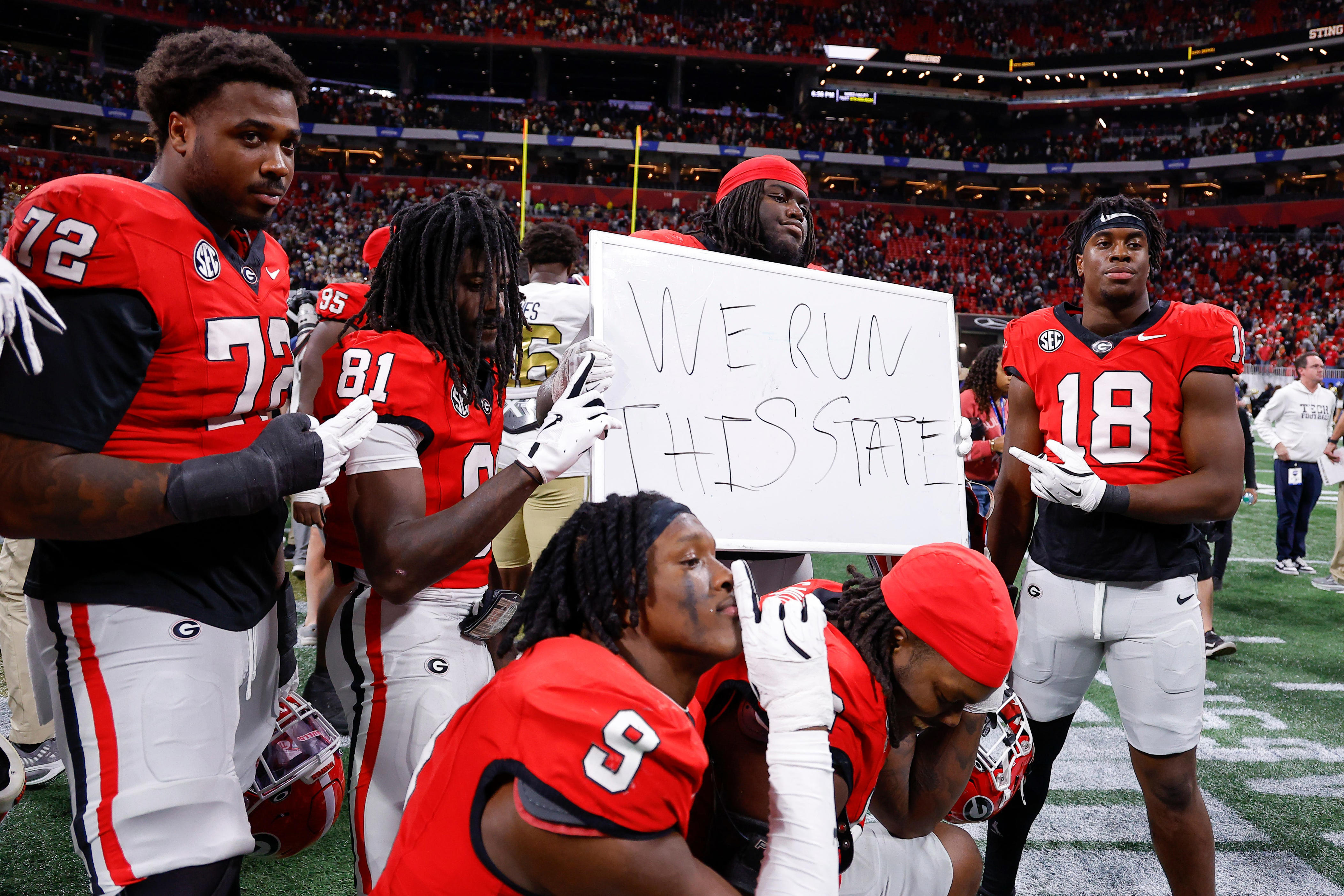 Georgia wins eighth straight over Georgia Tech: Social media reacts