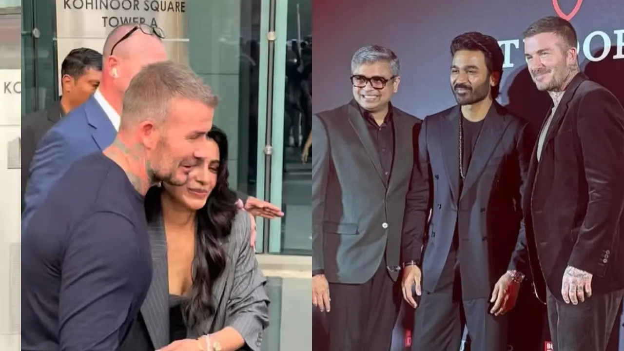 Samantha Ruth Prabhu and Dhanush meet David Beckham